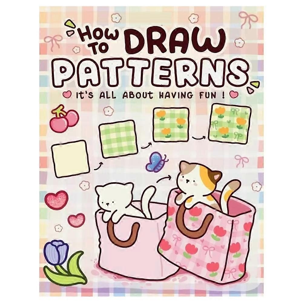 Coloring Book for Adults/Kids - How to Draw Patterns: Easy and Fun Step ...