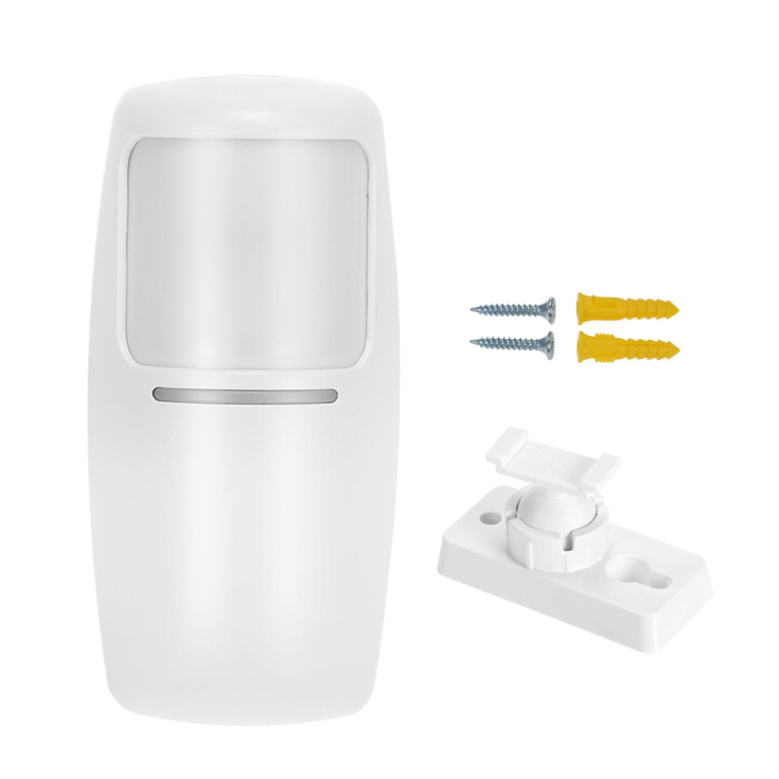 White Pir Wireless Dual Infrared Detector 433mhz Rf Pir Motion Sensor ...