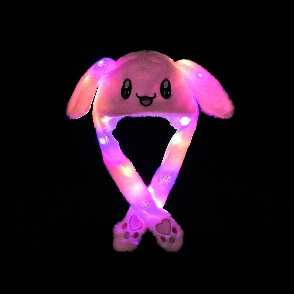 Led Light Bunny Hat With Moving Ears, Glowing Ear Moving Bunny Hat For ...
