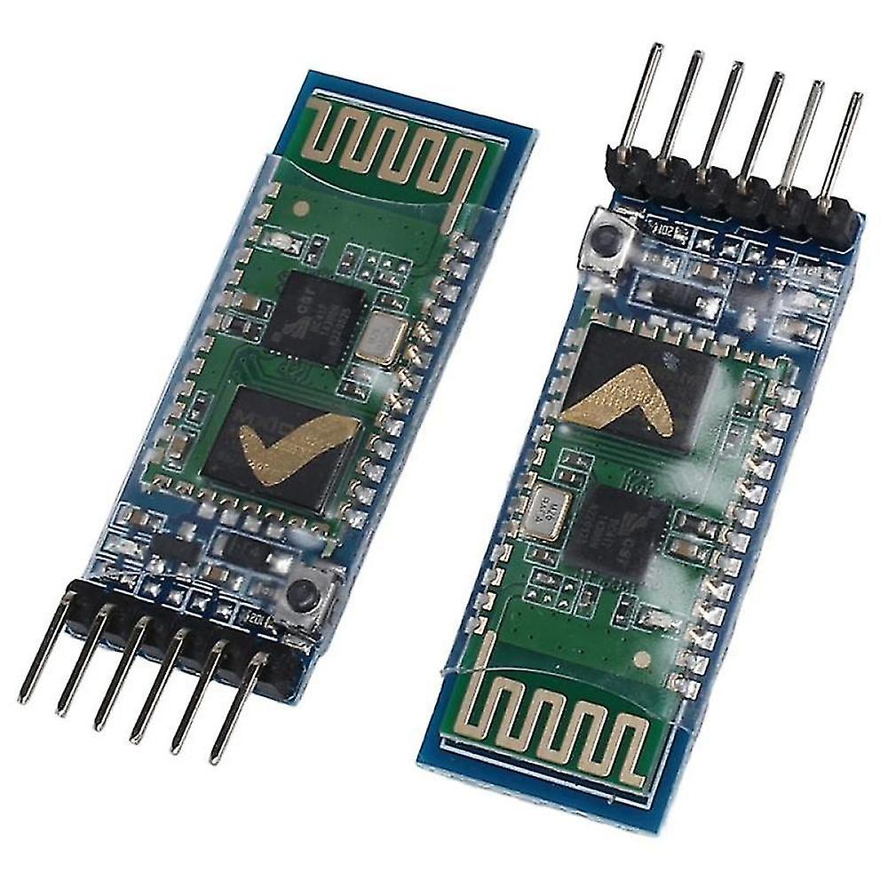 2pcs 6 Pin Rf Wireless Bluetooth Transceiver Slave Module Rs232 / Ttl ...