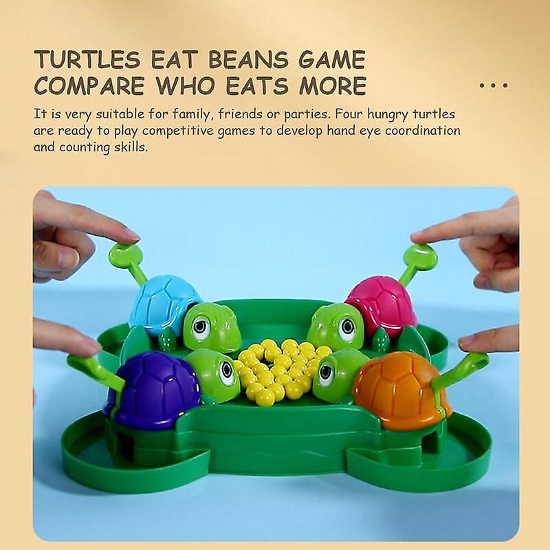 Fun Hungry Turtle Games Parent-child Interaction Turtle Swallowing Ball Game Educational Toys ...