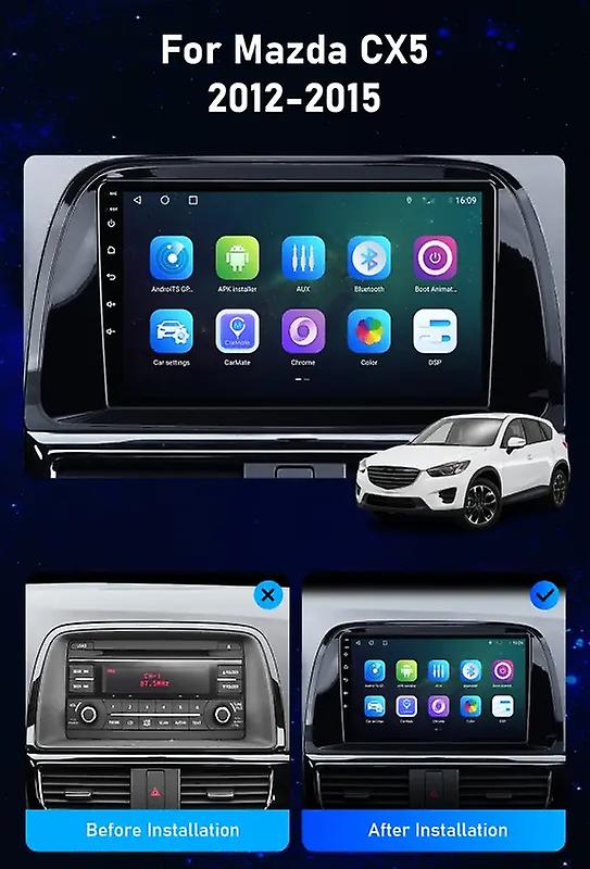 2Din Android Car Stereo Radio Multimedia Video Player For Mazda CX5 CX ...