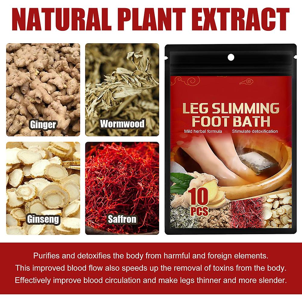 Lymphatic Drainage Ginger Foot Soak Leg Slimming Foot Bath Foot ...