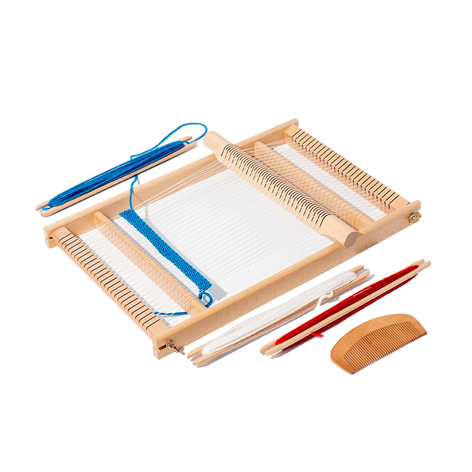 1 Set Weaving Loom Wooden Frame Loom DIY Hand-Knitting Machine ...