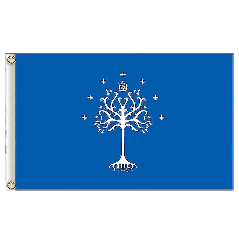 Medieval Empire Royal Flag Rohan Gondor Horse Tree Banner Middle Ages ...