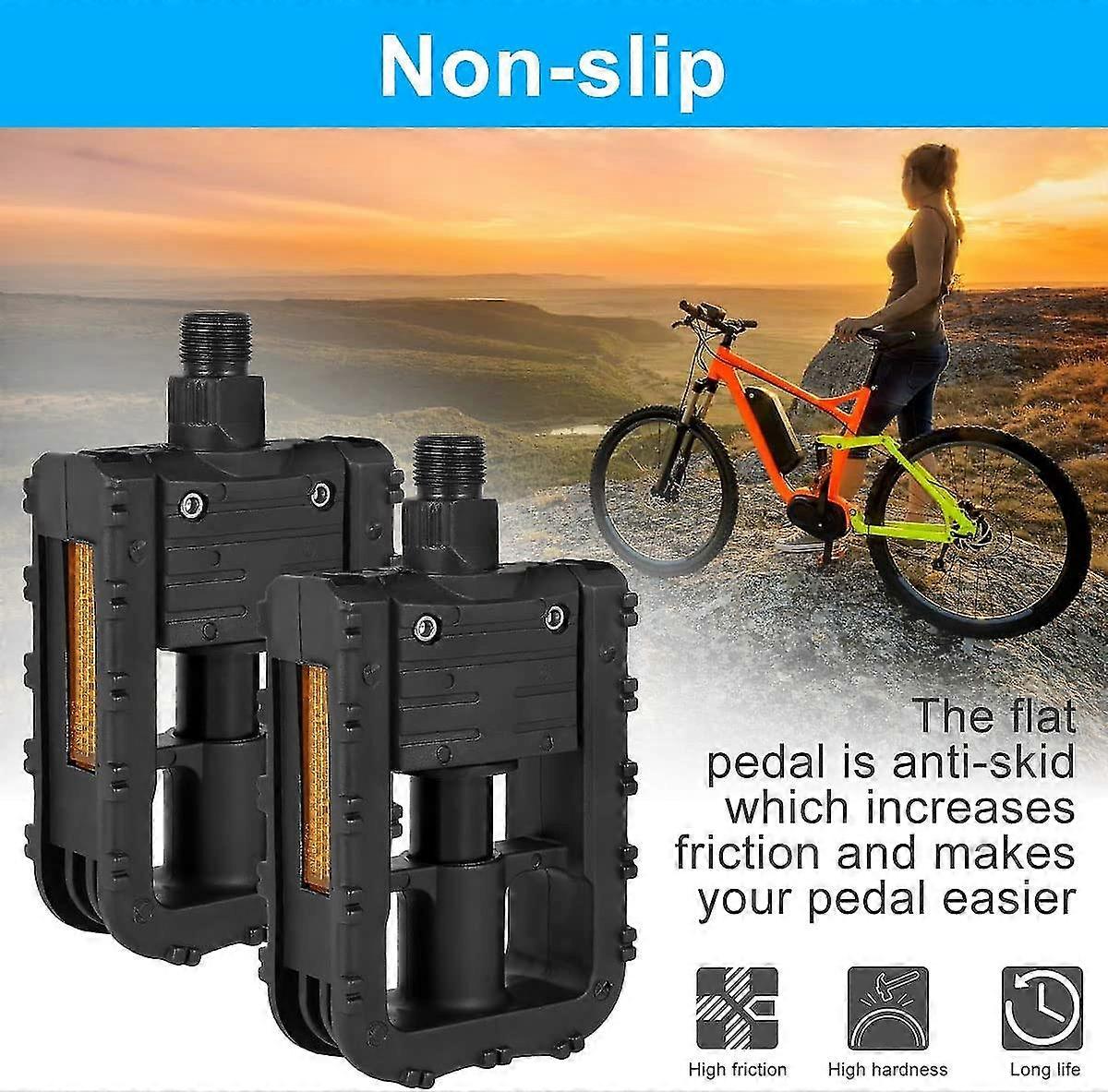 Folding Bike Pedals, Bicycle Foldable Pedals With Aluminum, Durable ...