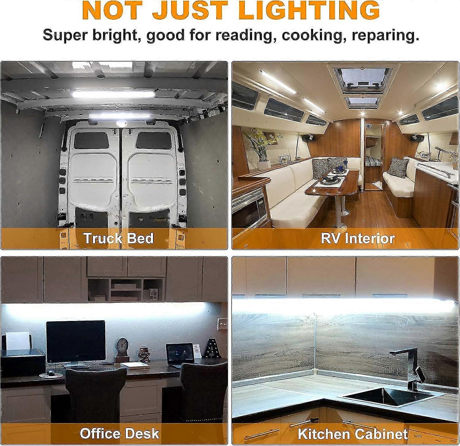 12v Interior Led Light Bar Linkstyle 108 Led Universal Strip Light With ...