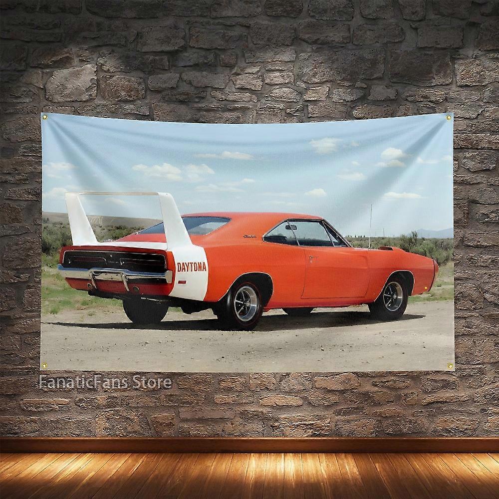 Dodge Charger Daytona Car Flag Polyester Digital Printing Super Racing ...