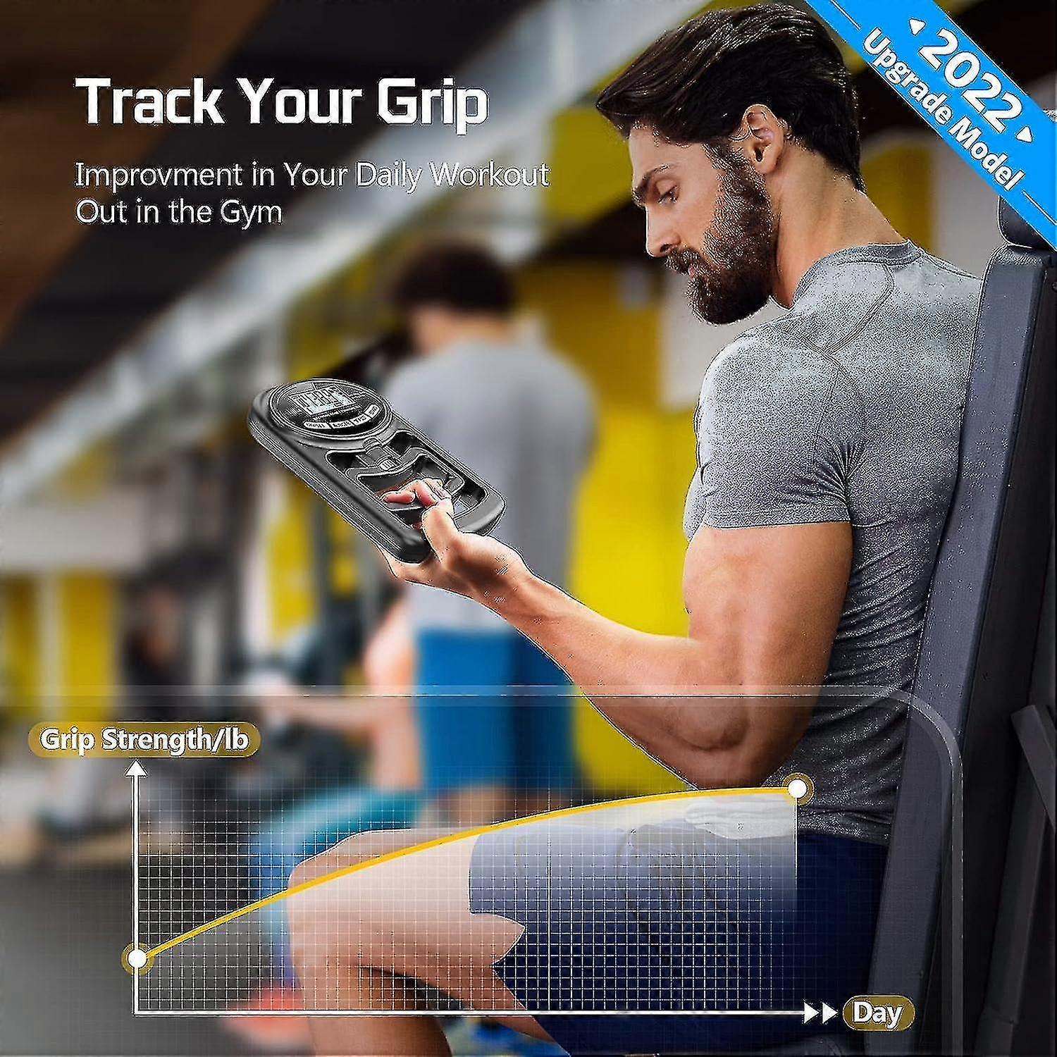 Hand Dynamometer Grip Strength Trainer - Electronic Hand Grip Strength ...