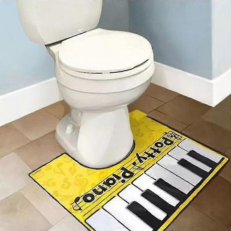Potty Piano Sounding Rug Bathroom Fun Toe Tapping Musical Keyboard ...