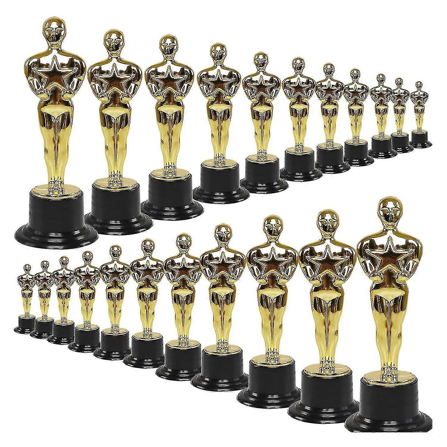 24 Pack Plastic Award Trophies Statuette For Party Favors,school Award ...