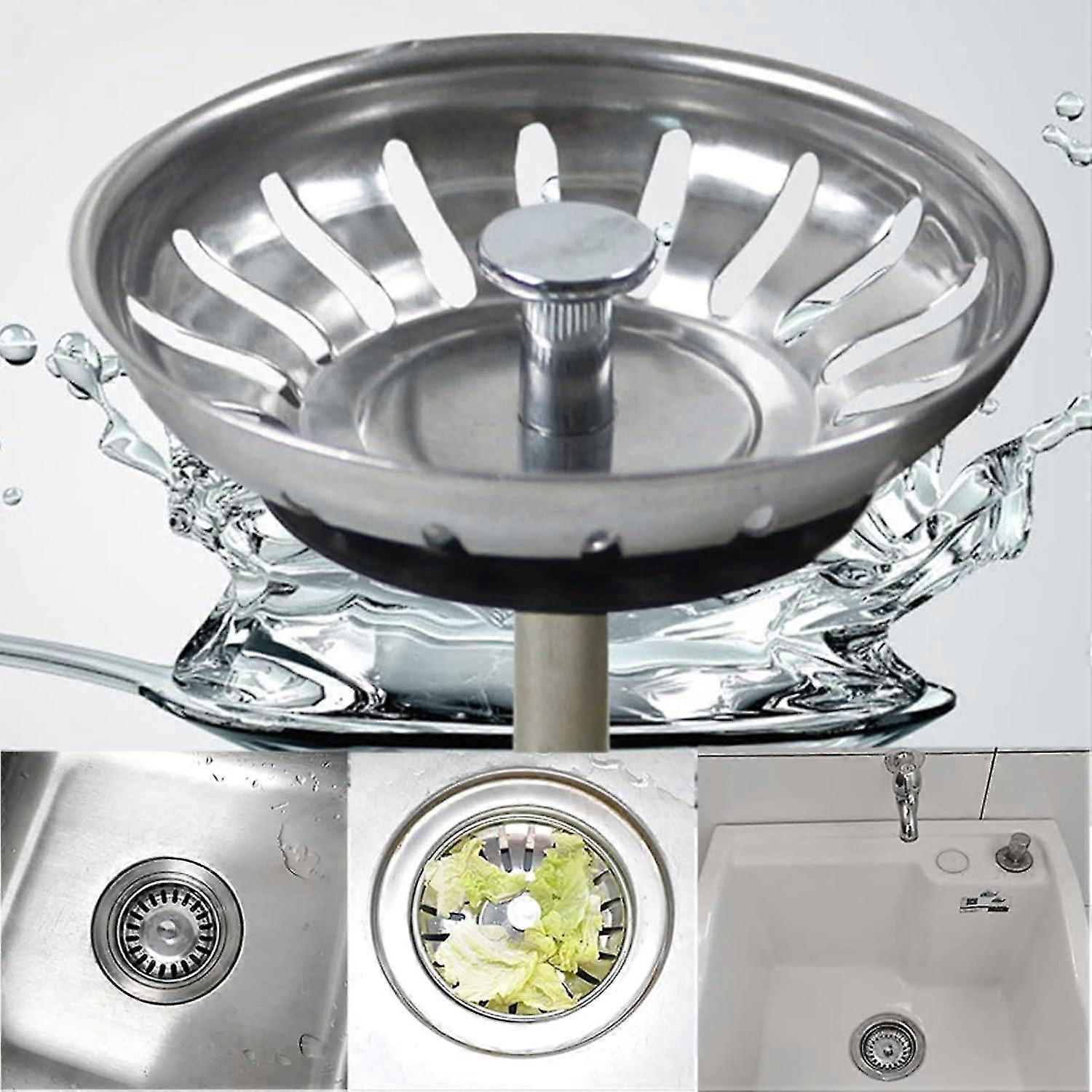 Kitchen Sink Stopper 78mm, Universal Kitchen Sink Filter, Universal ...