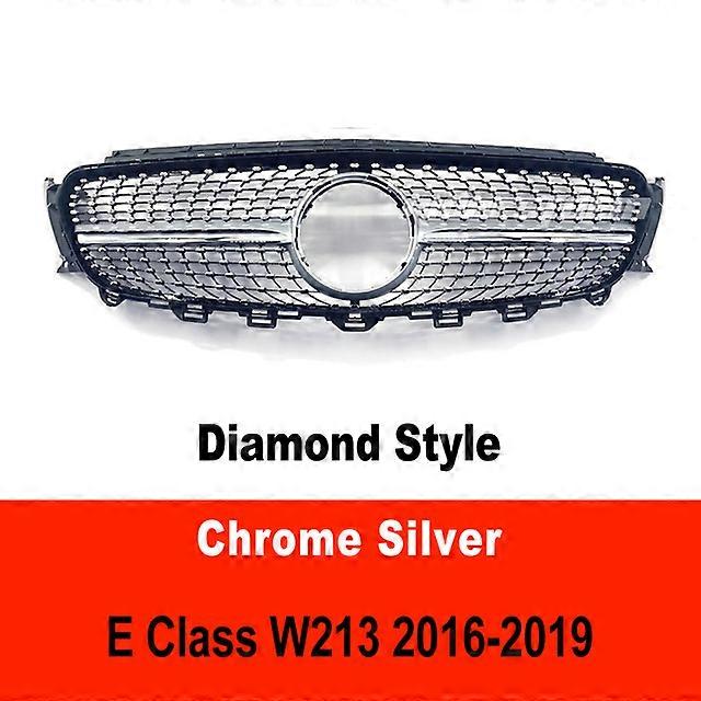 2016+ Front Mesh Grill W213 GT Grille E43 E450 W238 coupe Front Grill for Mercede E200 E300 E250 ...