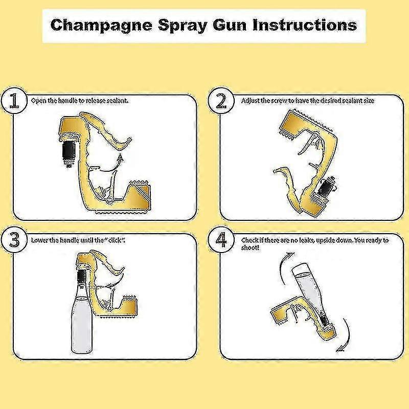 Champagne Gun Drinking Game Beer Gun Wine Ejector Pistol Alcohol ...