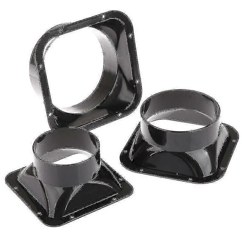 100-150mm Long Flange Duct Fan Hose Connector Air Ventilation Adapter ...