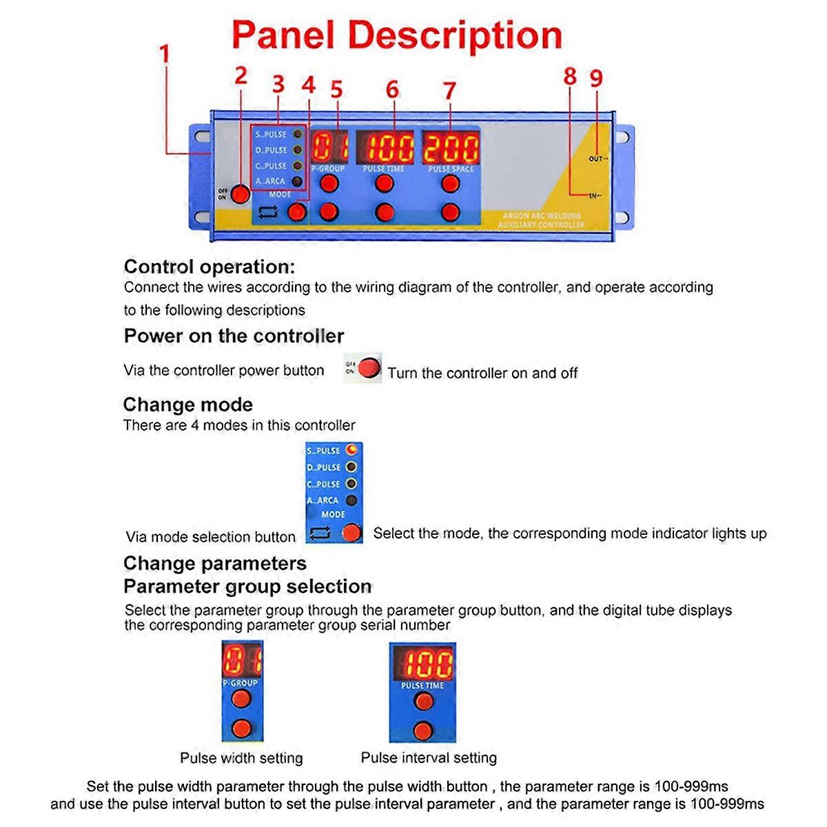 Argon Arc Welding Pulse Controller Retrofit Machine for Cold Welding ...