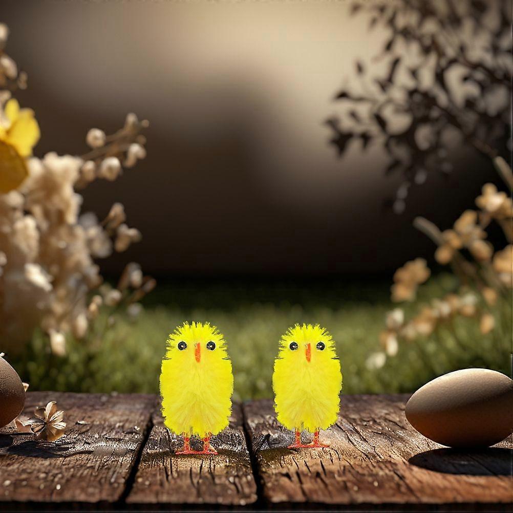 30pcs Mini Easter Chicks Easter Decorations Cute Little Baby Chicks For ...