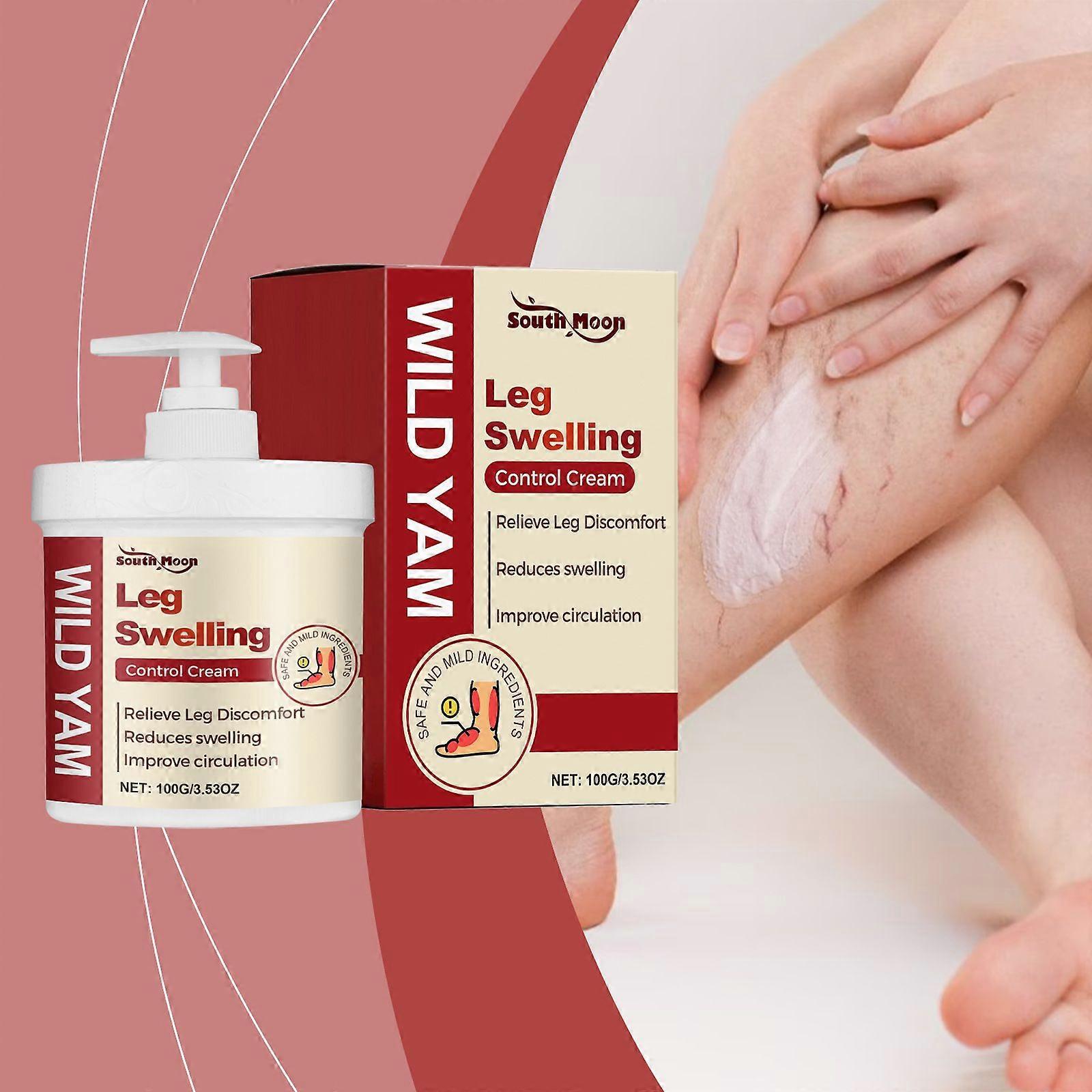 Wild Yam Leg Care Cream - Reduces Swelling, Improves Circulation ...