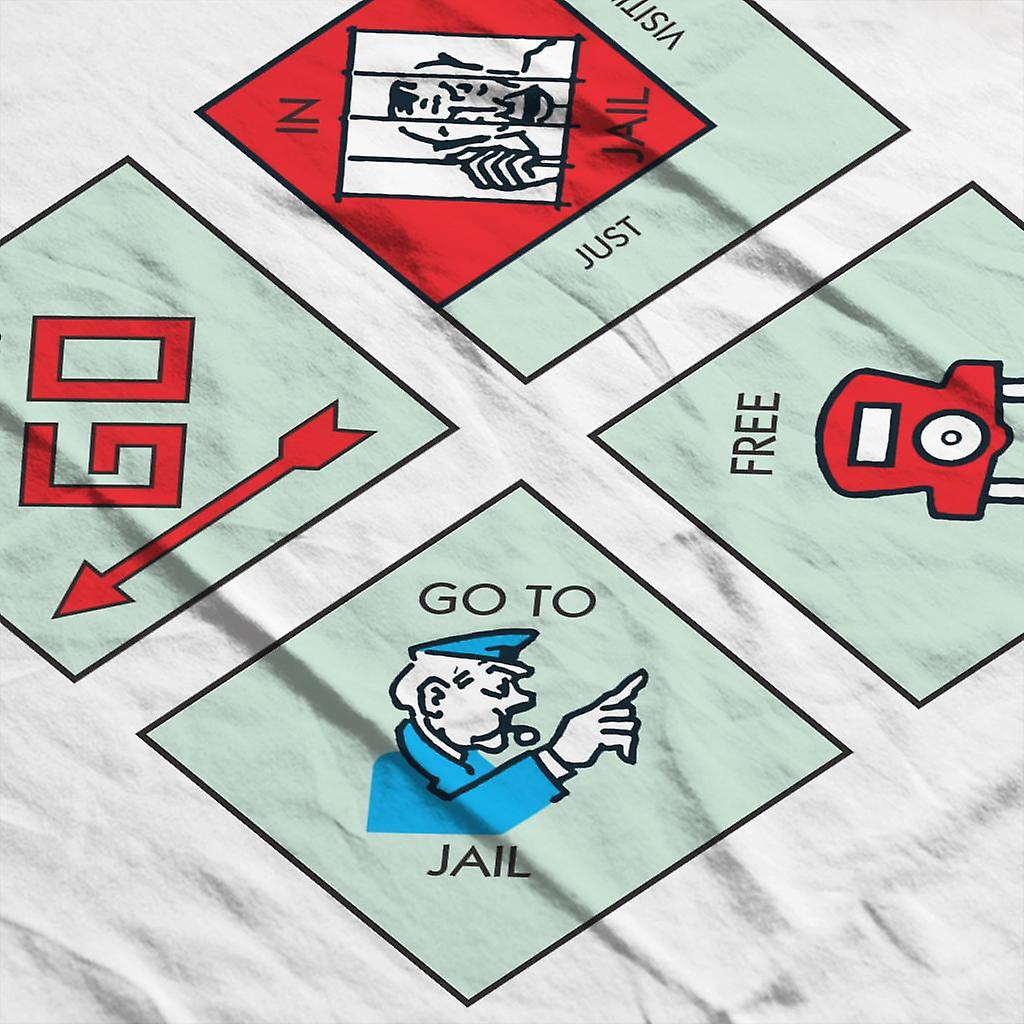 Monopoly Classic Corner Tiles Men's Hooded Sweatshirt | Fruugo UK