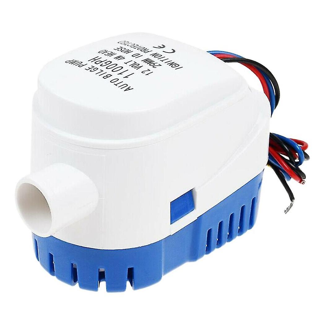 12v 1100gph Marine Boat Automatic Bilge Water Pump Rv Auto Submersible ...