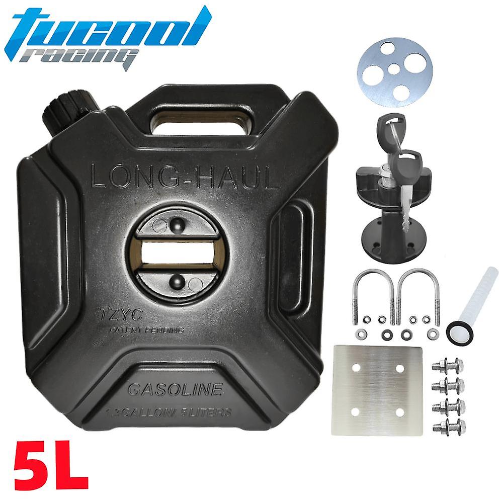 Lockable 3l 5l Fuel Tanks Plastic Petrol Cans Car Jerry Can Mount ...