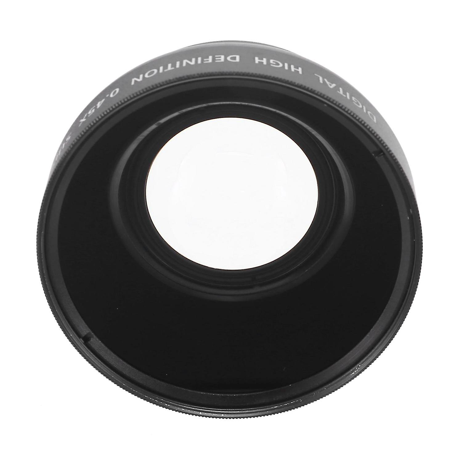 49mm 0.45x Super Macro Wide Angle Fisheye Macro Photography Lens for ...