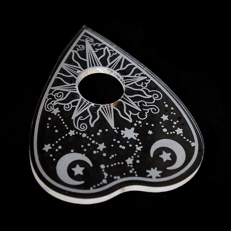 Acrylic Ouija Board Crystal Occultation Board Transparent Sun Pendulum ...