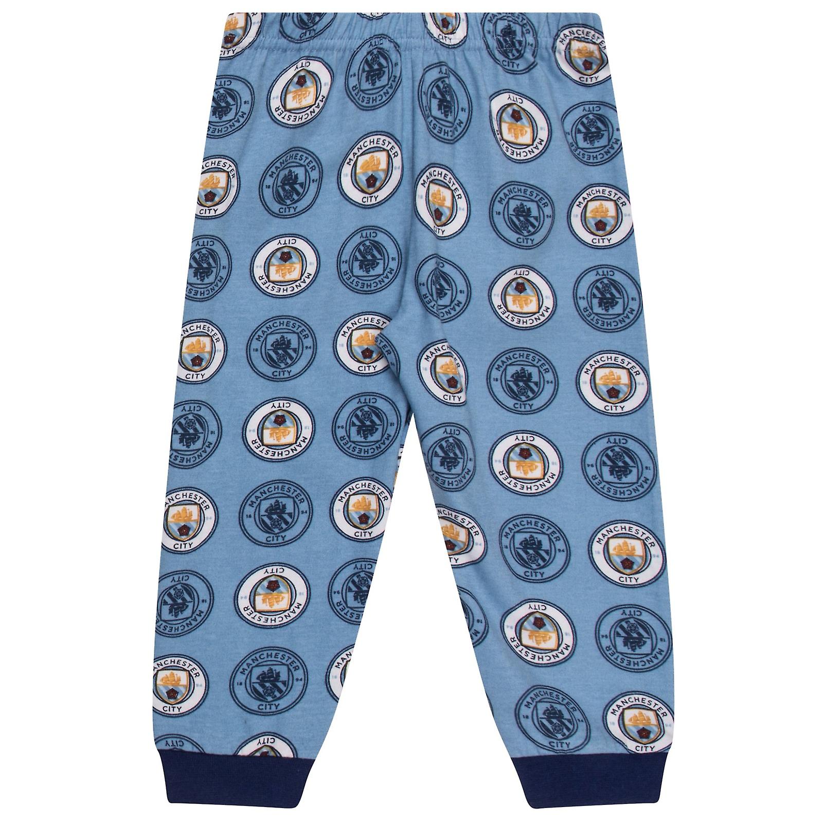 Manchester City Baby Pyjama's Long Boys Kids Officiële Voetbal Cadeau ...