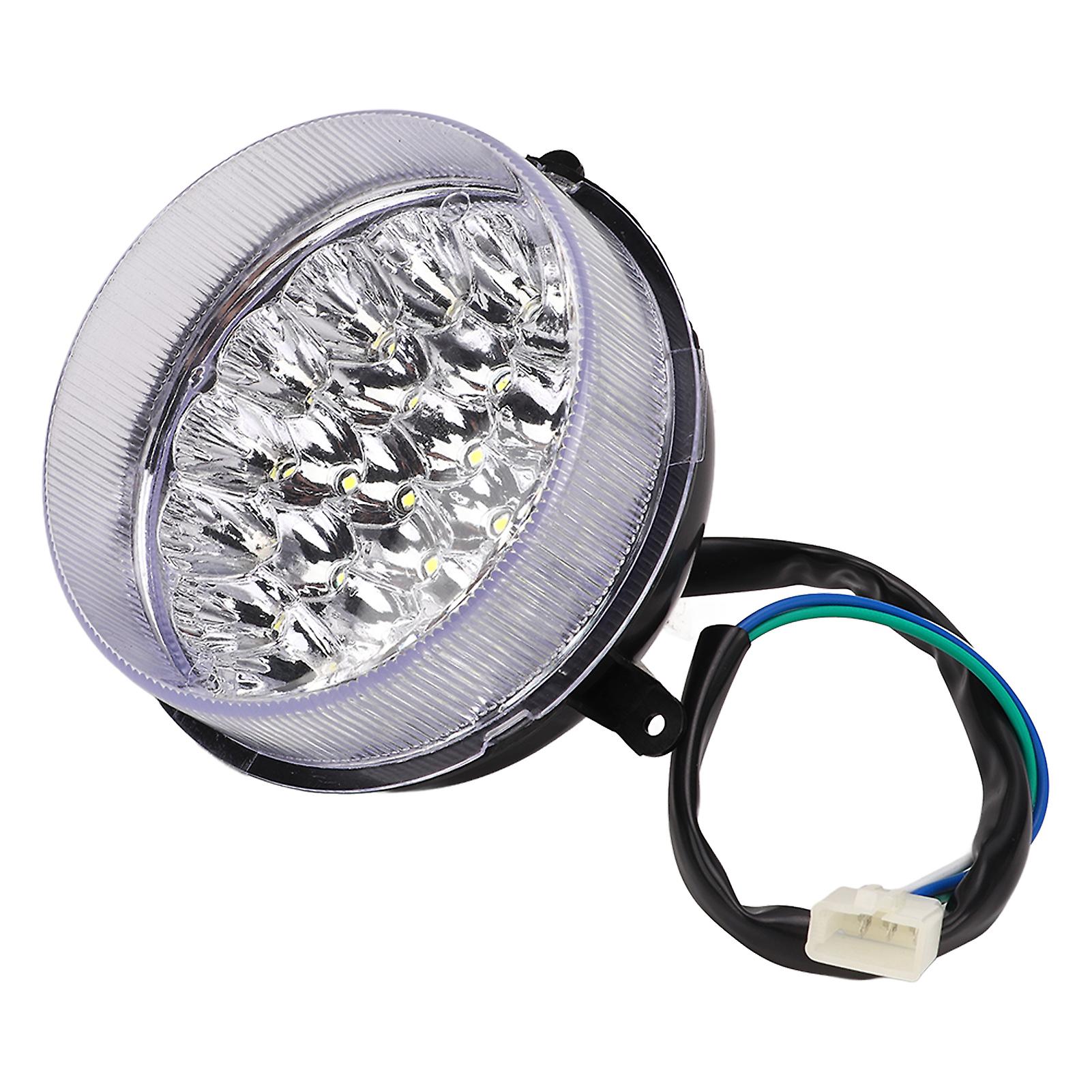 ATV Front Light,3 Wires Head Light Go Kart Head Lamp Round Front ...