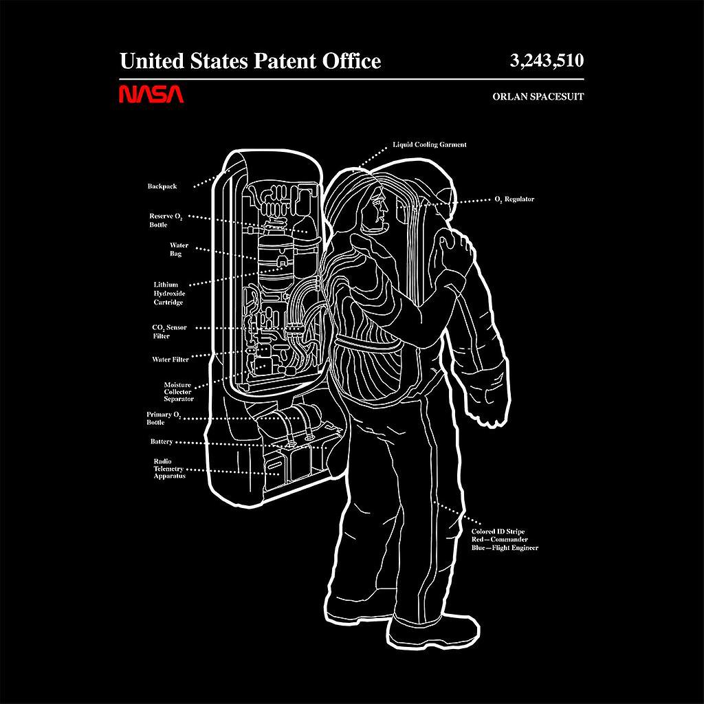 NASA Orlan Spacesuit Backpack Blueprint A4 Print | Fruugo UK