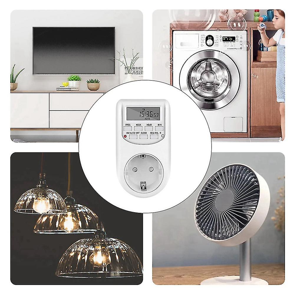 Electric Digital Socket With Timer Socket Timer Plug 220v Time Control ...
