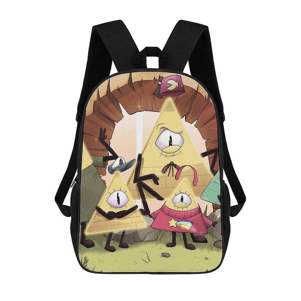Gravity Falls Bill Cipher Animation Backpack Casual Daypack School Bag ...