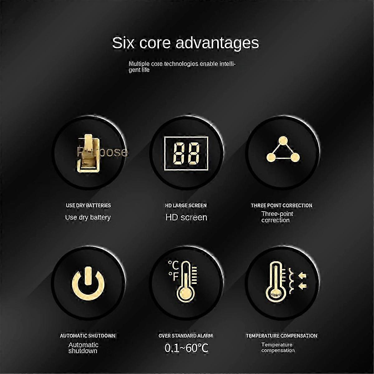 Food PH Meter 0.00-14.00PH High Accuracy Temp PH Tester Sensor Acidity ...