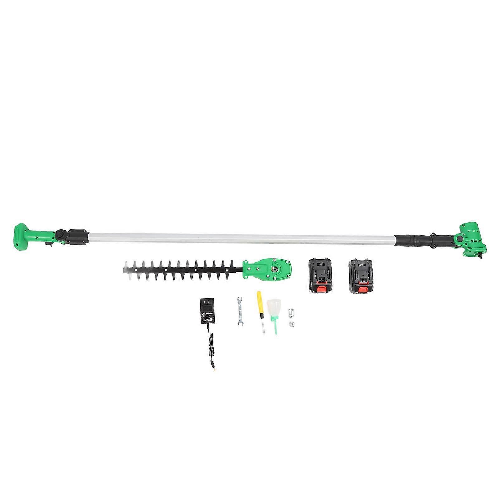 Electric Hedge Trimmer 16.5 Inch Dual Action Blade Cordless Bush Shrub ...