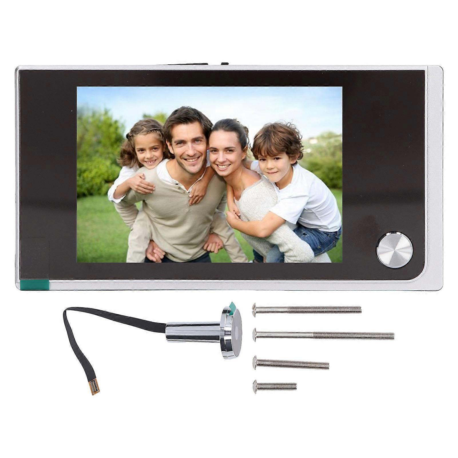 3.5 Inch LCD Digital Door Viewer Electronic Monitor Visual Door Bell ...