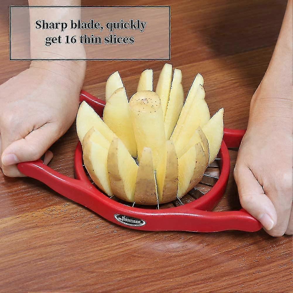 Apple Slicer Corer, 16-slice [large Size] Durable Heavy Duty Apple Slicer Corer, Cutter, Divider ...