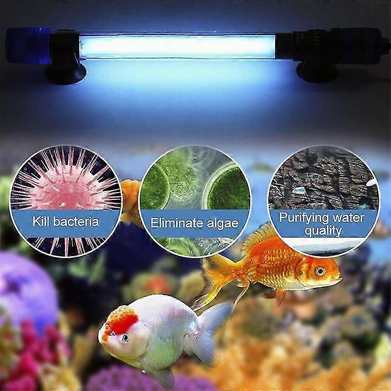 5w Aquarium Ultraviolet Light Water Sterilizer Waterproof Uv Sterilizer ...