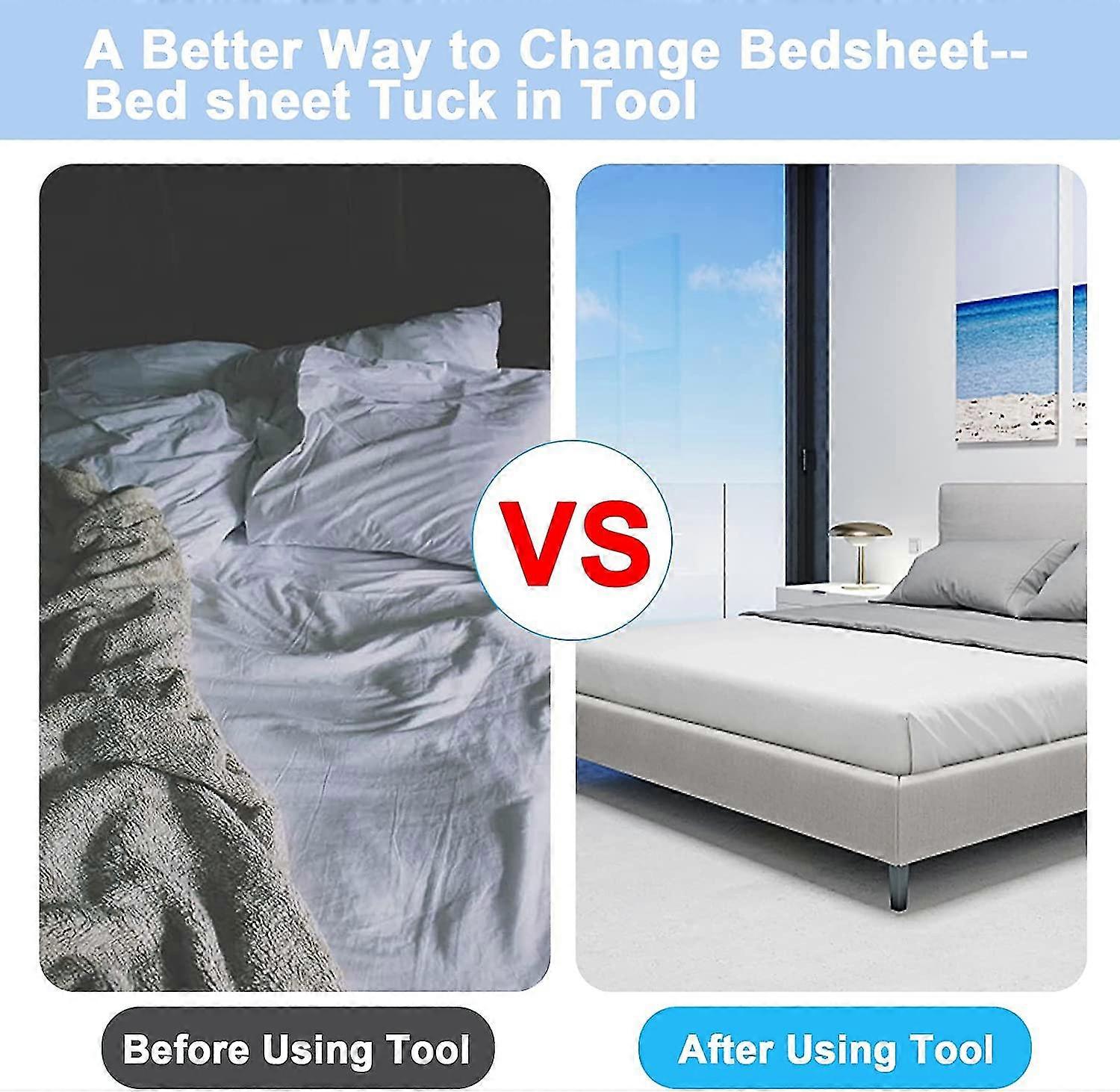 Bed Sheet Tuck In Tool, Tucking Paddle For Bed Making Easier & Without ...