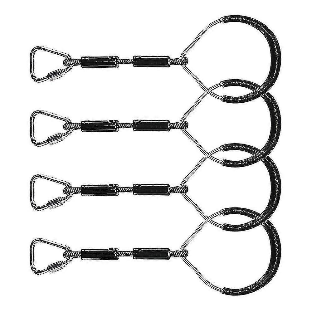 Colorful Swing Gymnastic Rings - 4 Pack Outdoor Backyard Play Sets ...
