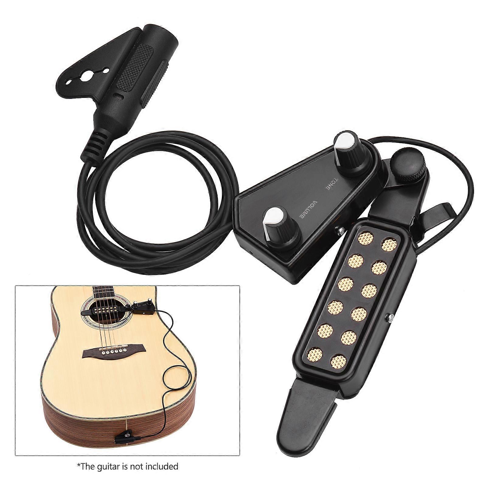 Acoustic Guitar Sound Hole Pickup Magnetic Passive Pick-up System with ...