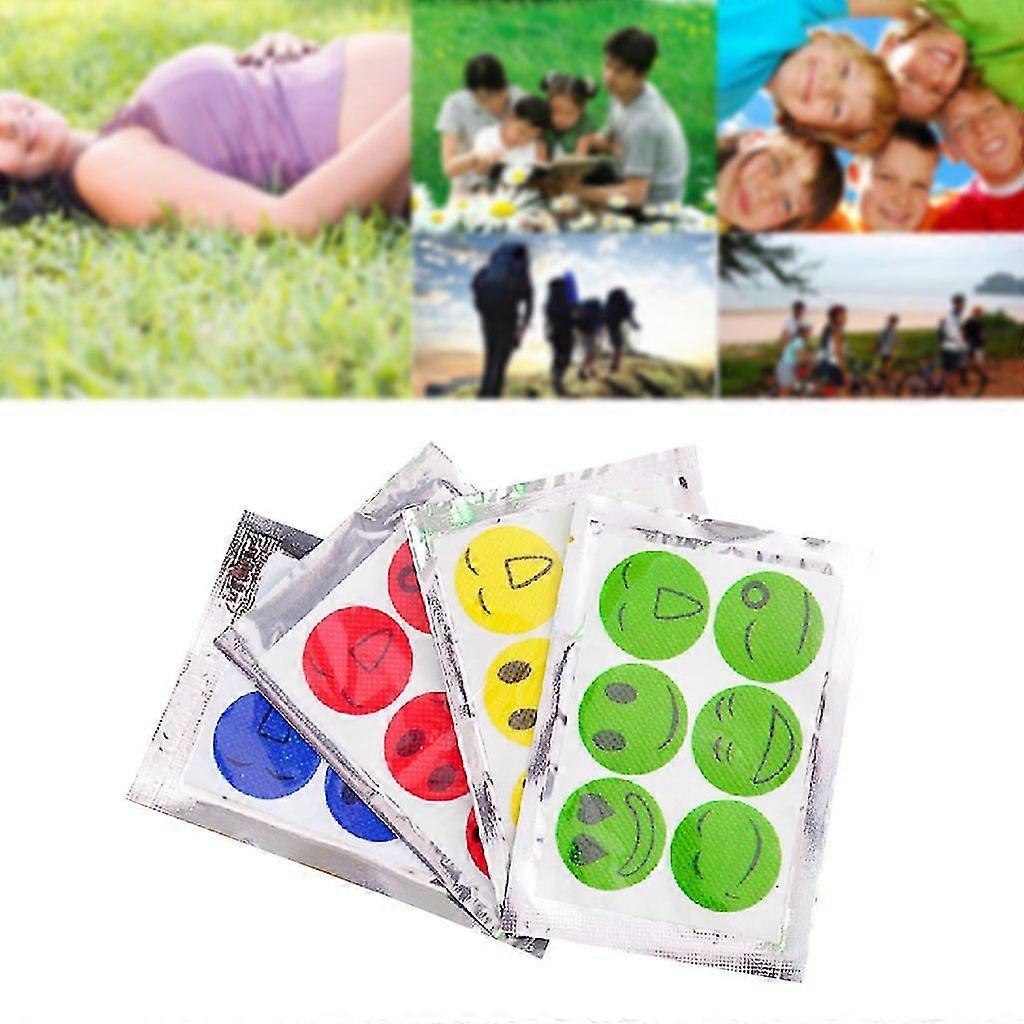 120 Pack Mosquito Repellent Patches Outdoor Insect Repellent Smiling ...