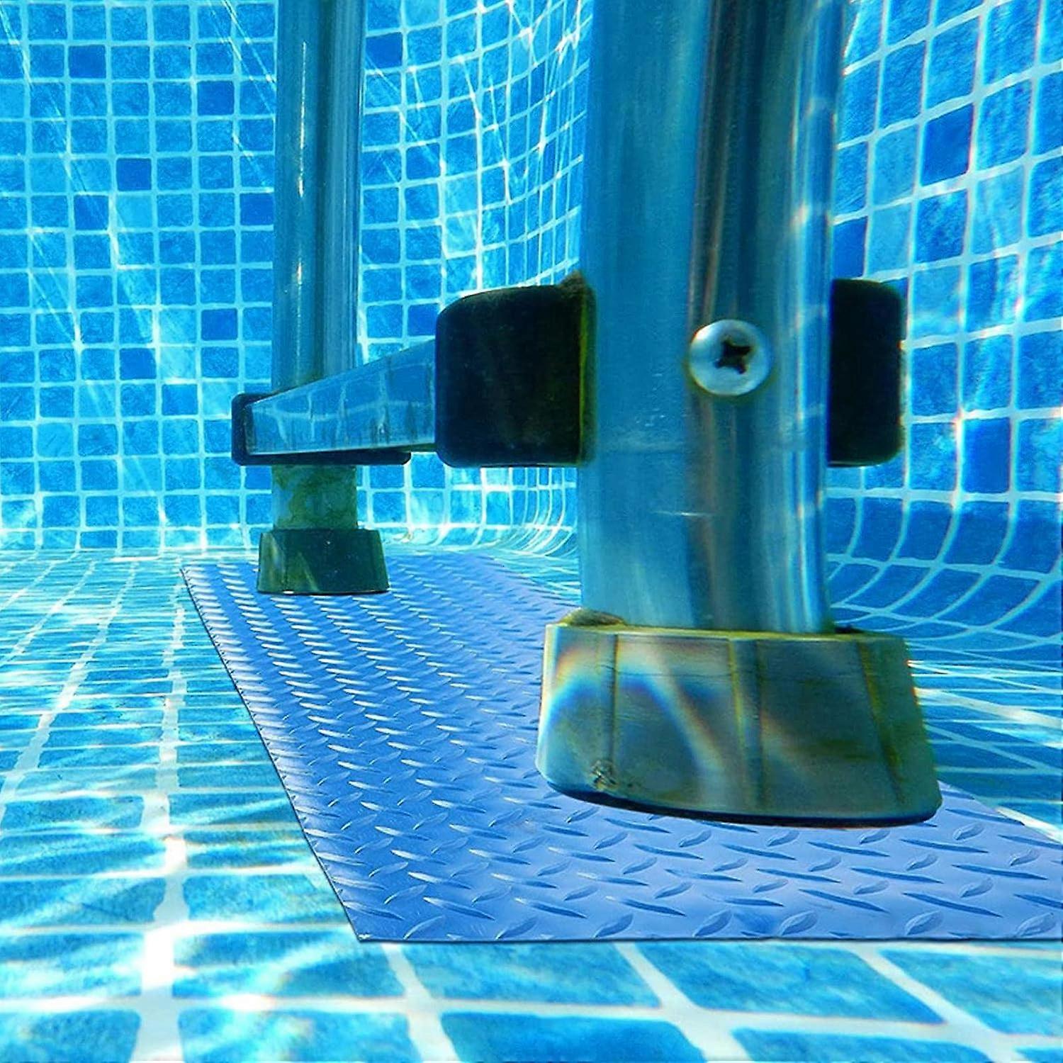 Pool Mat, Pool Ladder Mat with Non-slip Texture for Above Ground Pools ...