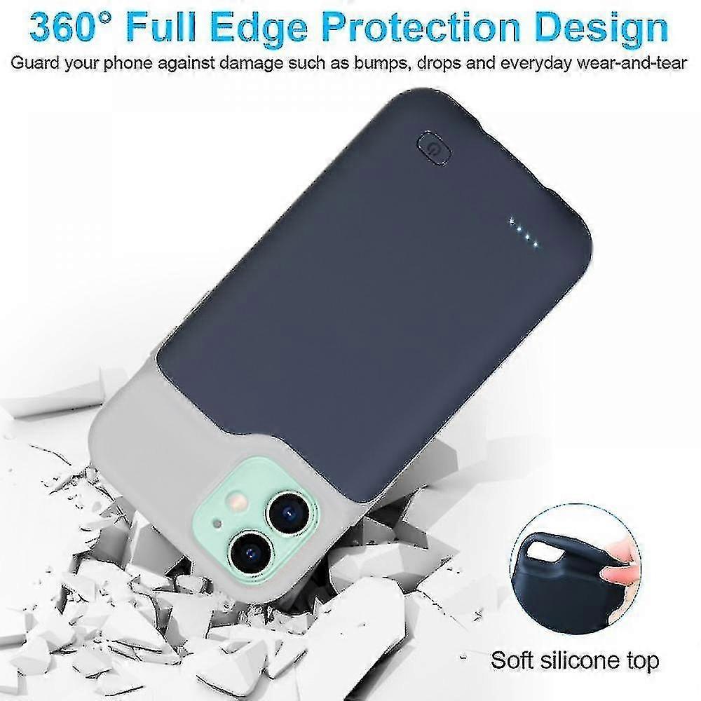 6500mah Battery Charging Case For Iphone 12/12 Pro/12 Pro Max/12 Mini ...