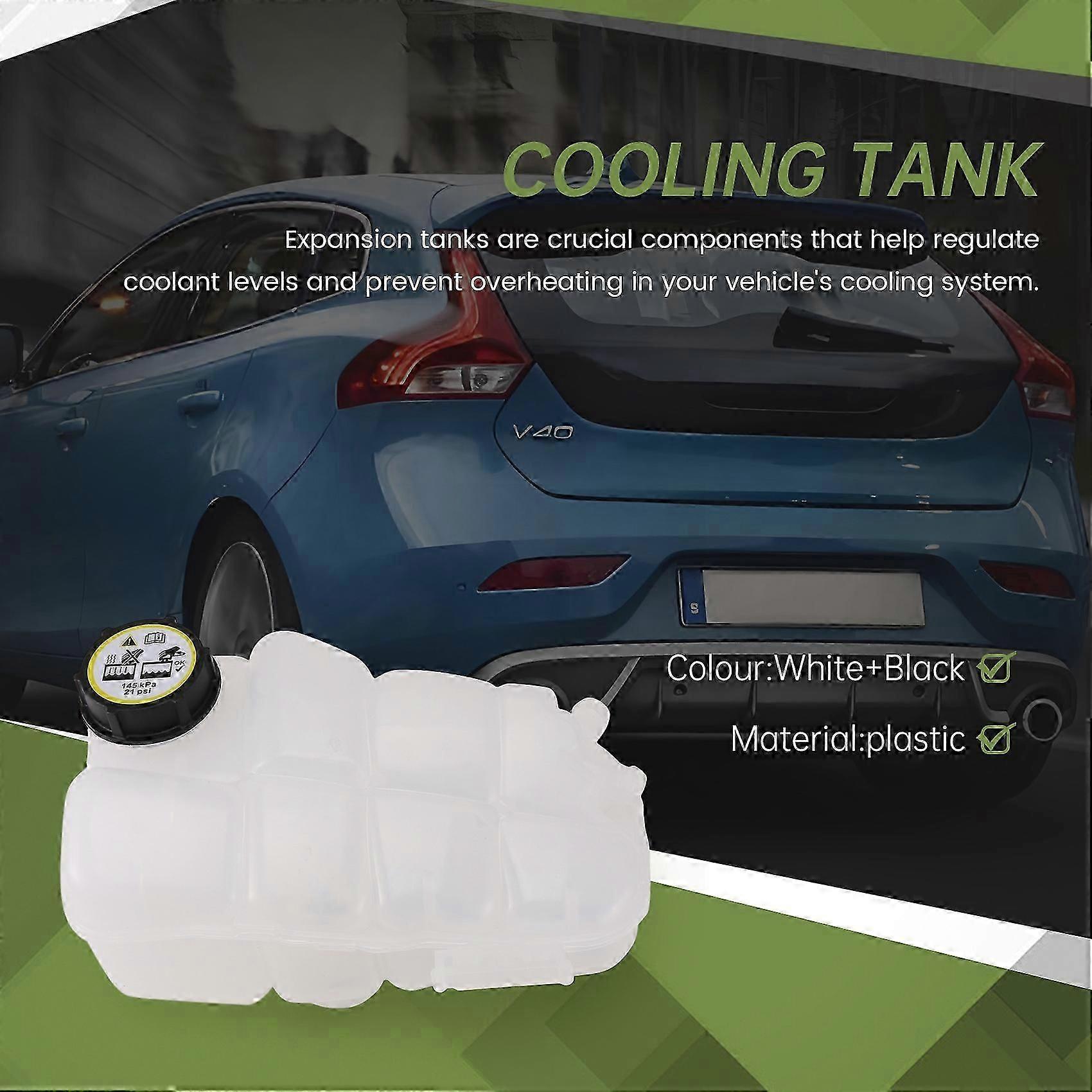 Car Coolant Water Radiator Bottle Cooling Tank Reservoir for V40 1.6T ...