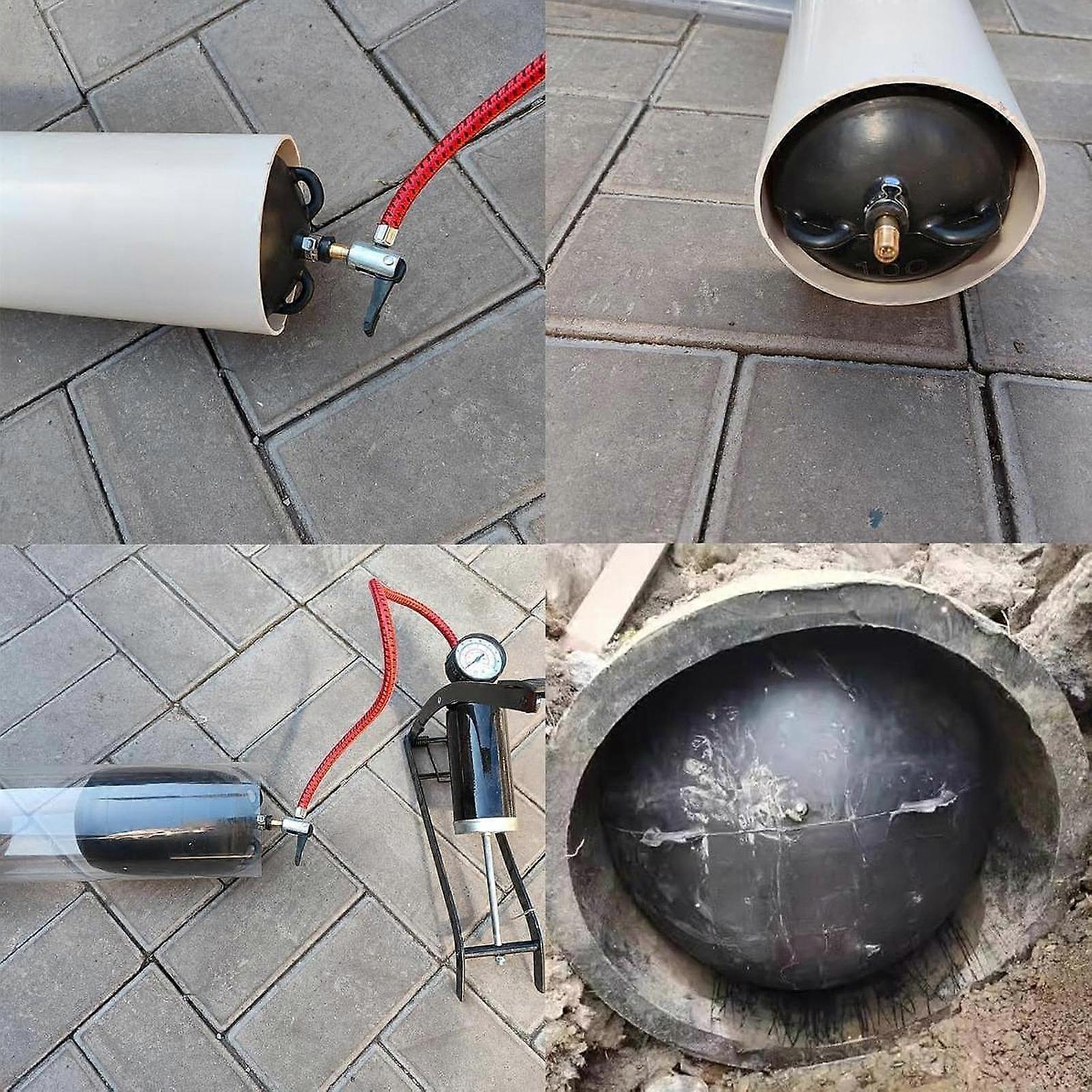 Inflatable Pipe Plug Sewer Test Plug Premium Effective Professional ...