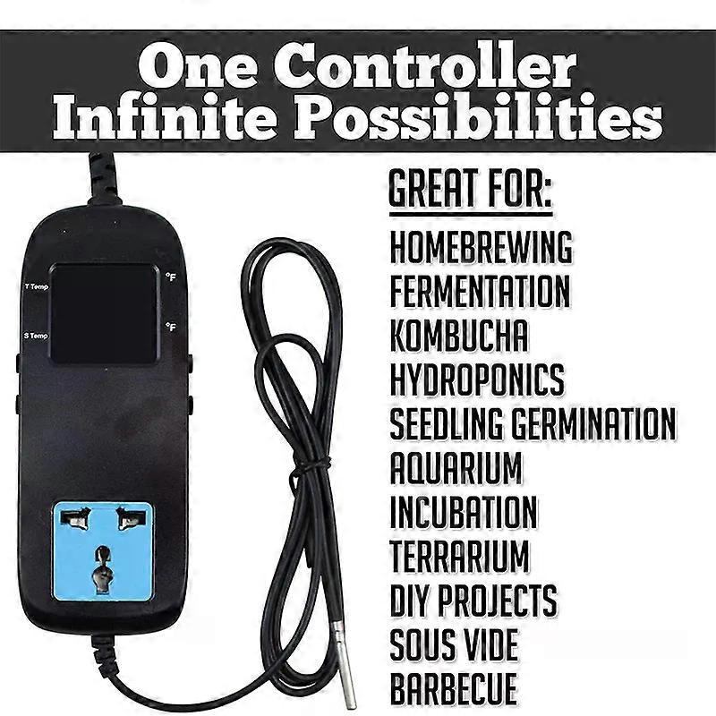 Glass Carboy Temperature Control Kit Controller Brew Heater Homebrew ...