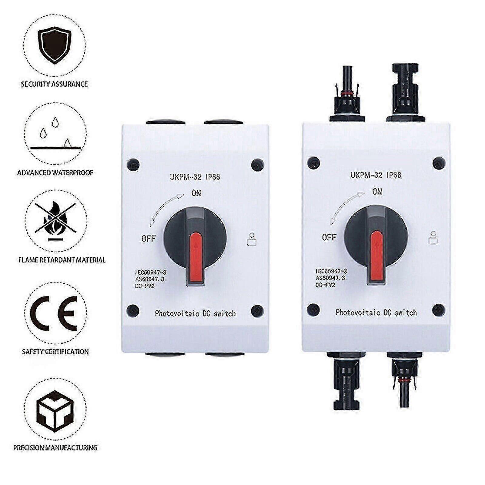 Solar Pv Changeover Switch Dc Disconnect Switch Disconnect Switch 32a ...