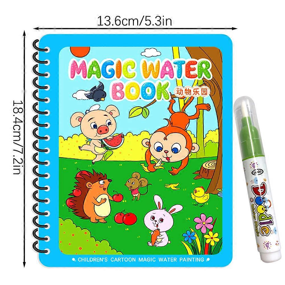 Reusable Cartoon Themed Magics Painting Books for Children Quick Dry ...
