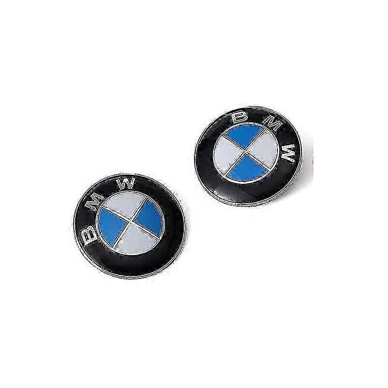 Brand-new Pack Applicable For Bmw Emblems Hood And Trunk, Bmw Emblem Replacement 82mm+74mm For ...