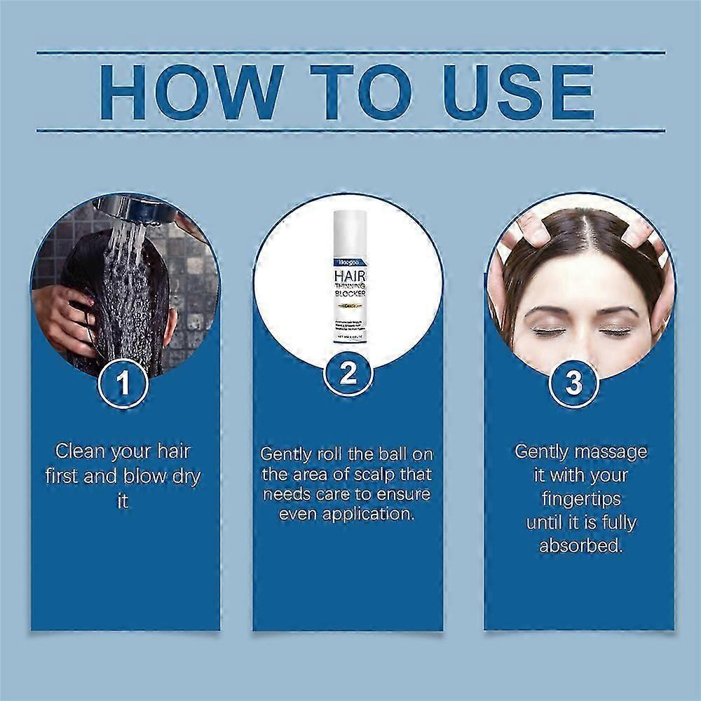 1-5x Hair Growth Dht Blocker Spray - Prevent Hair Loss, Strengthen And ...